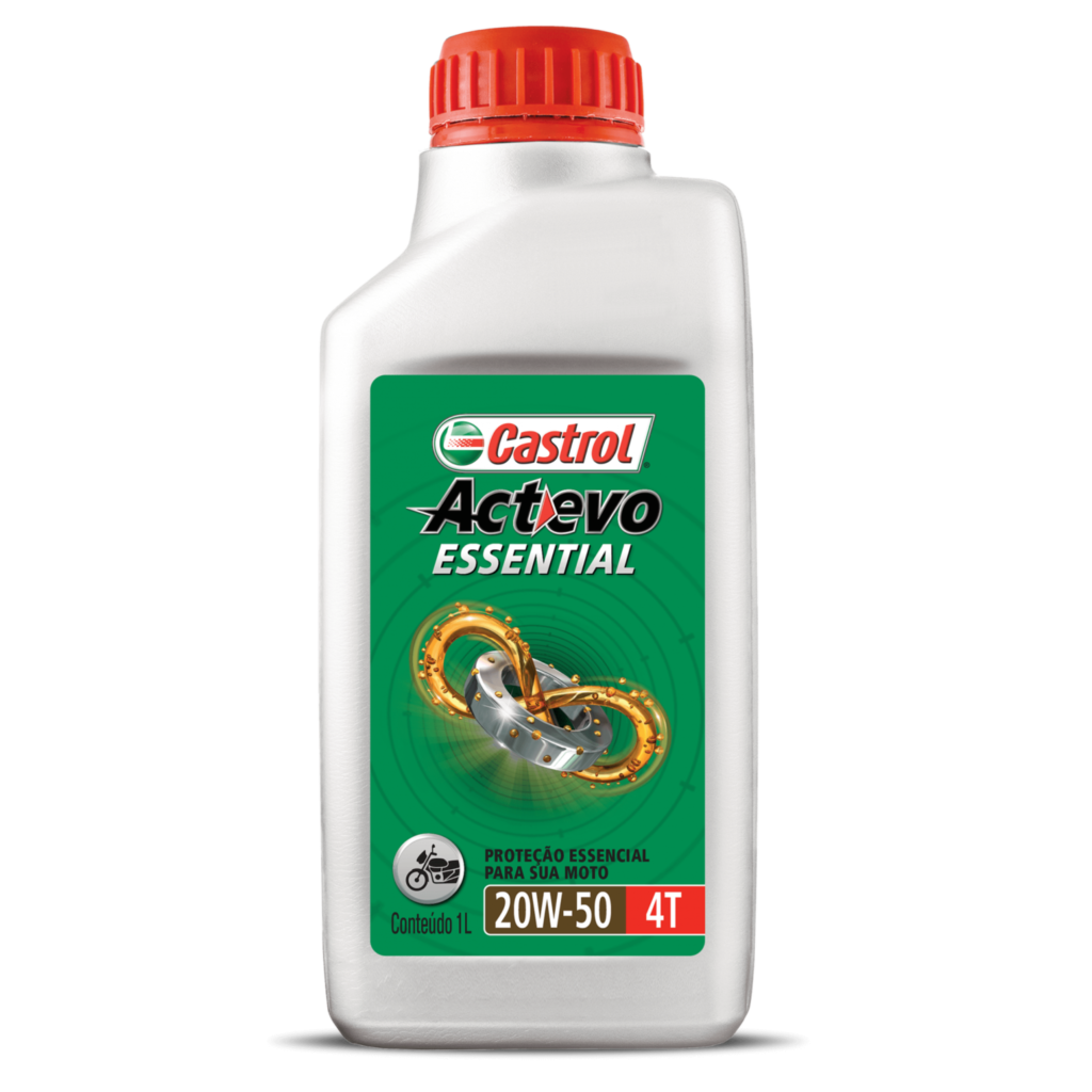 Óleo Mineral 20w50 Actevo Essential 4t Castrol - Redemoto