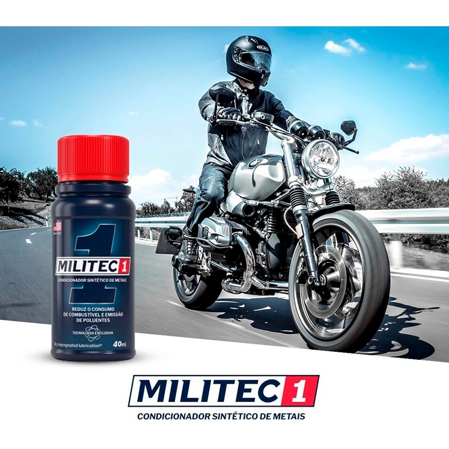 Militec-1 40ml Condicionador De Metais Moto Original - Redemoto